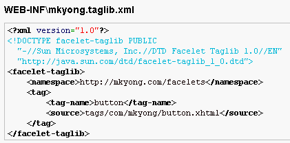 Custom tags en JSF 2.0 – Un poco de Java