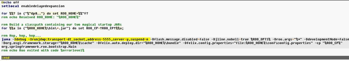 Spring Roo: Cómo depurar nuestros Addons – Un poco de Java