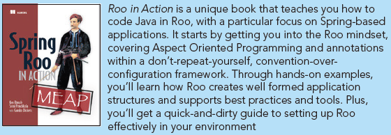 Spring Roo Getting Started – Un poco de Java